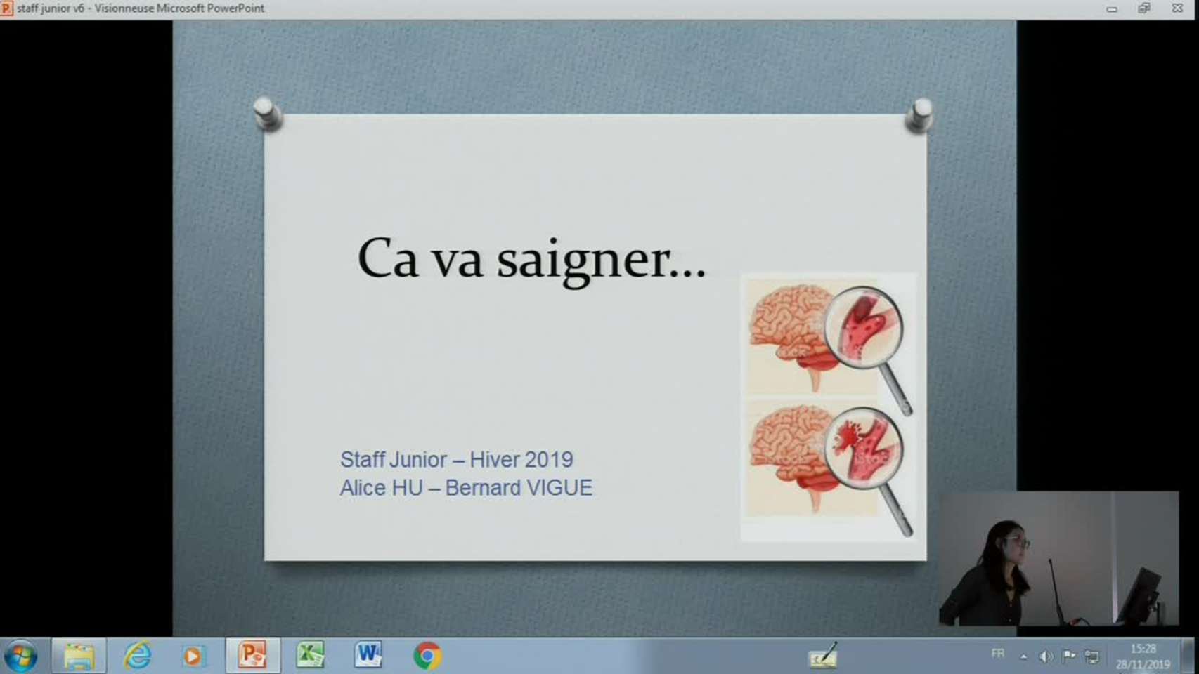 Gestion des anticoagulants post AVC — Staff junior — MAPAR — anesthésie ...