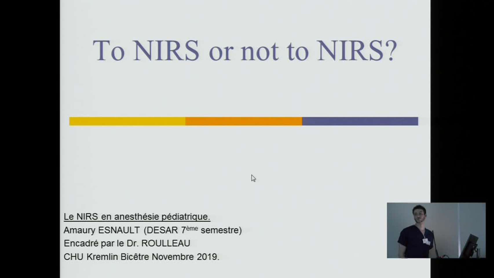 Utilisation du NIRS en pédiatrie — Staff junior — MAPAR — anesthésie ...